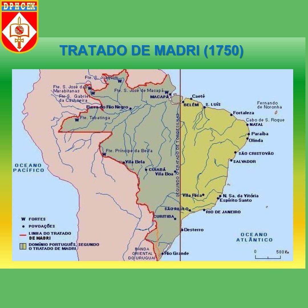 13 de janeiro de 1750: assinado entre Portugal e Espanha o Tratado de ...